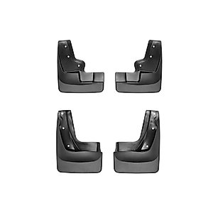 WeatherTech Custom No Drill Splash Guard MudFlaps for Ford Edge - Front & Rear Set (110060-120060), Black