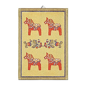 Ekelund Tea Towel -Dala Horse- Kurbits