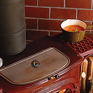Midwest Hearth Wood Stove Thermometer - Magnetic Stove Top Meter