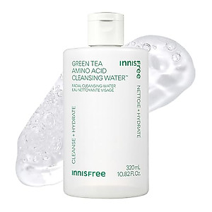 innisfree Green Tea Amino Acid Cleansing Water, Hydrating Micellar Water, Korean Skincare Makeup Remover, Dermatologist Tested (Packaging May Vary)