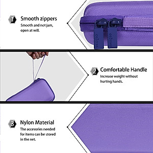 co2CREA x Texas Instruments for TI-84 Graphing Calculator Hard Case, Carrying Case for TI-84 Plus/TI-Nspire CX II CAS/TI-Nspire CX II/TI-83 Plus/TI-89 Titanium/TI-85/TI-86 Calculator, Purple