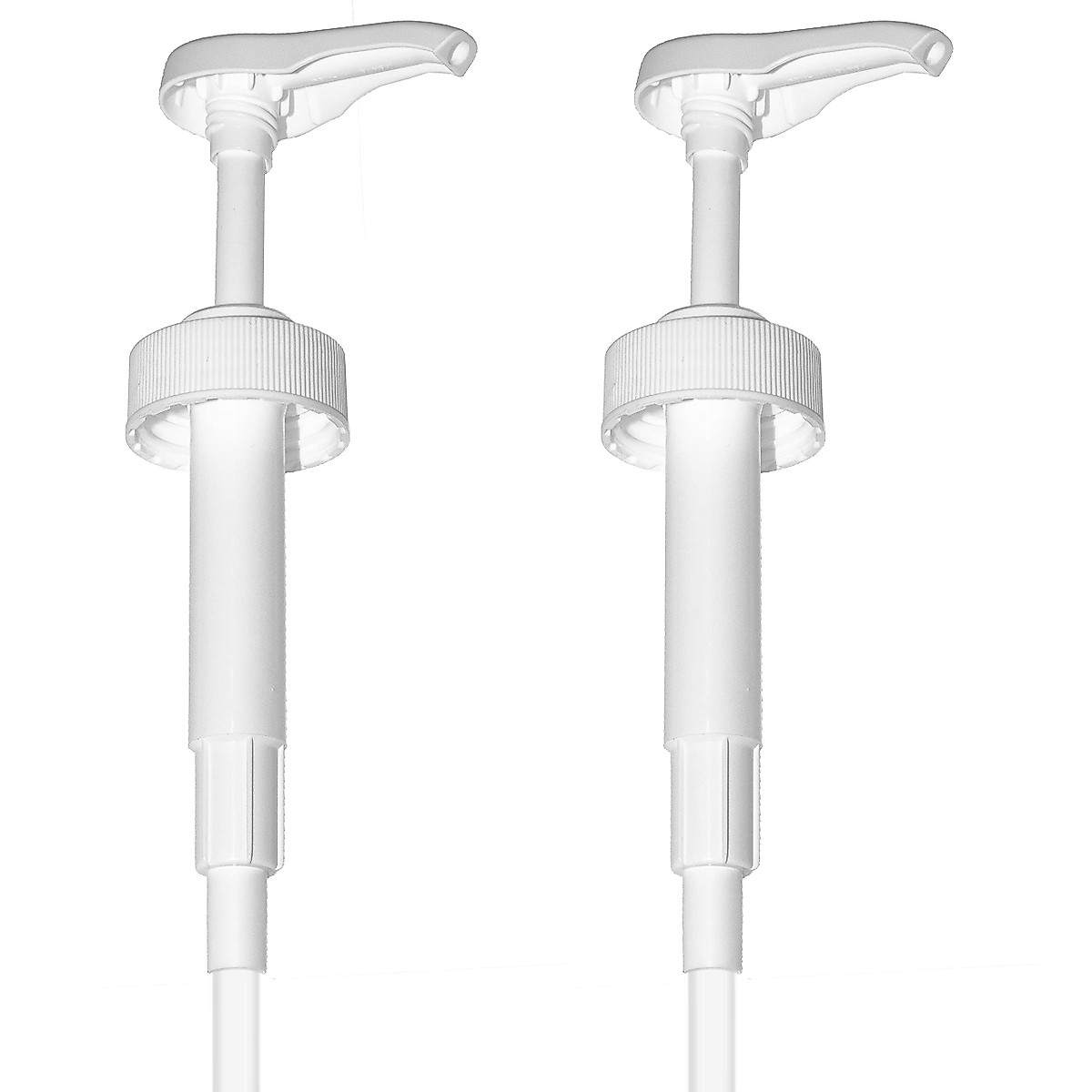 Gallon Pump Dispenser - for Plastic or Glass Bottles – Heavy-Duty Leak Proof for Commercial and Household Use - Plastic Pump for Gallon Jug  – Non-BPA Plastic (Pack of 2)