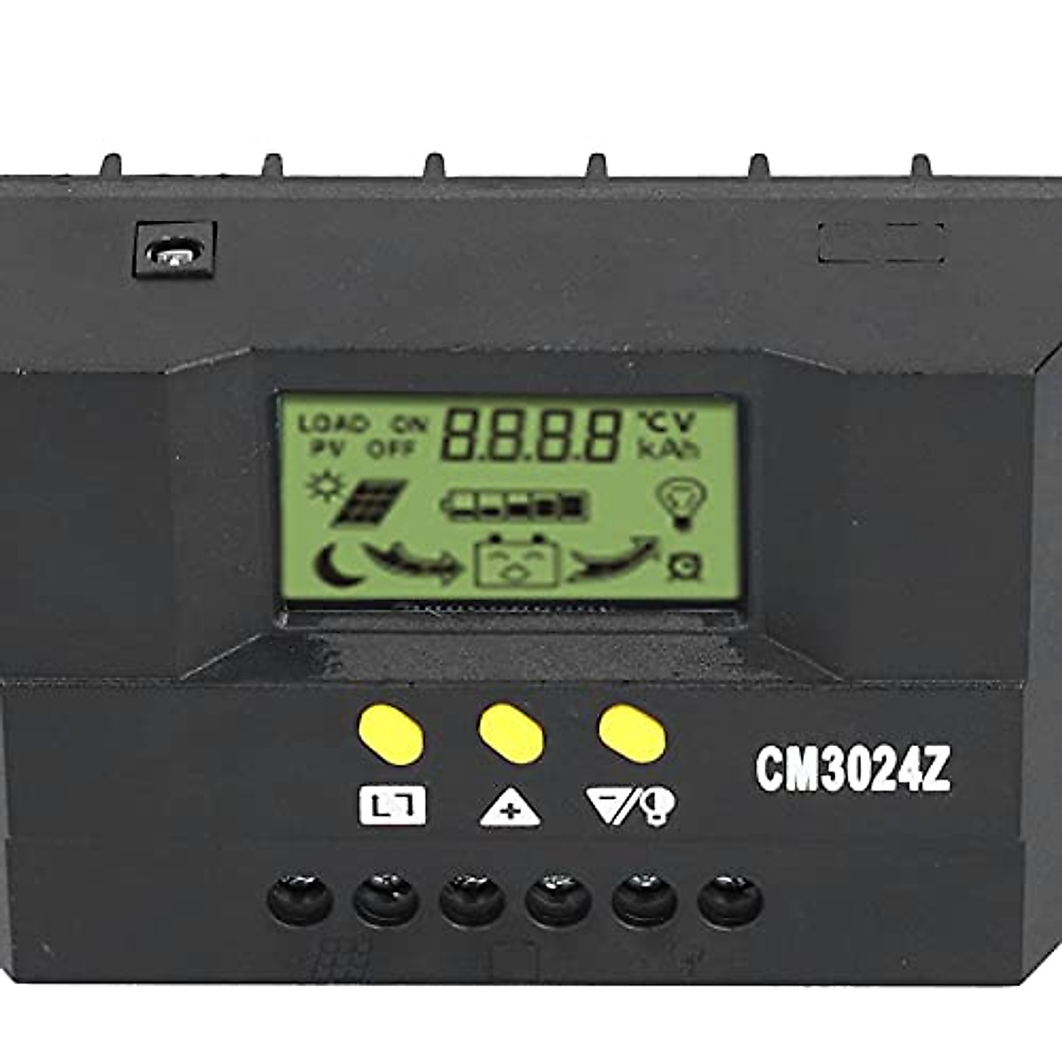 FTVOGUE CM3024Z PWM Solar Controller LCD Display Solar Panel Intelligent Regulator 12V 24V[30A],Solar Controller