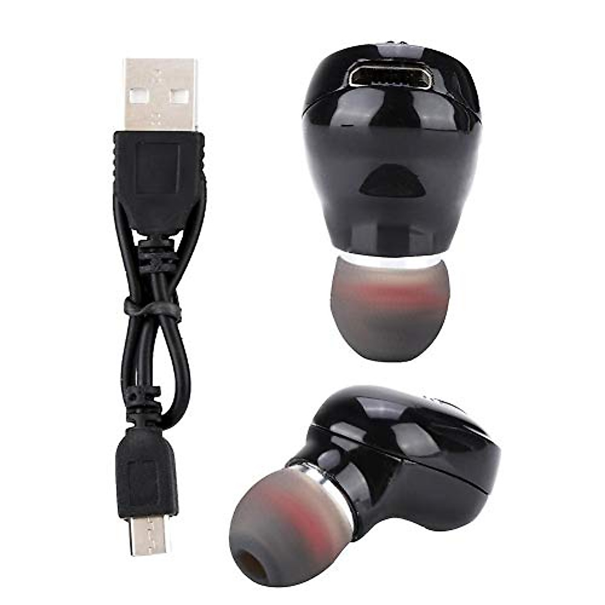 Wireless Headphones, Workout Headphones Wireless Earbuds, Bluetooth Headset Wireless Ear Buds Bluetooth Earphone for Sports Driving for Fitness Leisure(Black)