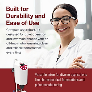 Fristaden Lab Overhead Stirrer | Digital | Most Powerful Lab Mixer In Its Class | 20 L Capacity | USA Company