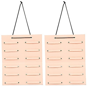 STAHAD 2pcs Heabband Hanging Nursery Room Headdress Kids Headband Baby Hairbands Hair Bag Headbands Girl Holder Girls Headwear Bow Practical Decor Ropes Hanger Storage Wall Felt Pouch