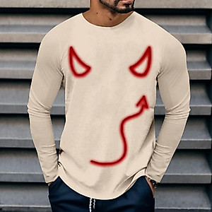 Mens Button Up Shirt T-Shirt for Men Printed Long Sleeve Breathable Loose Fit Thermal Lightweight Tees Fashion True Comfort Tops Mens Designer Shirts