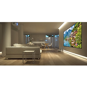 Optoma UHD60 True 4K UHD Projector, Bright 3000 Lumens, Entertainment and Movies, Rec.2020 with DCI-P3 for Wide Color Gamut, HDMI 2.0 and HDR10, WHITE