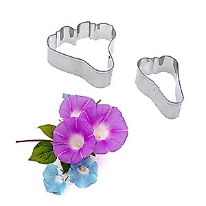 RELAND SUN Morning Glory Petal CookieStainless Steel DIY Flower Biscuit Mould Cake Pastry Decorating Tools