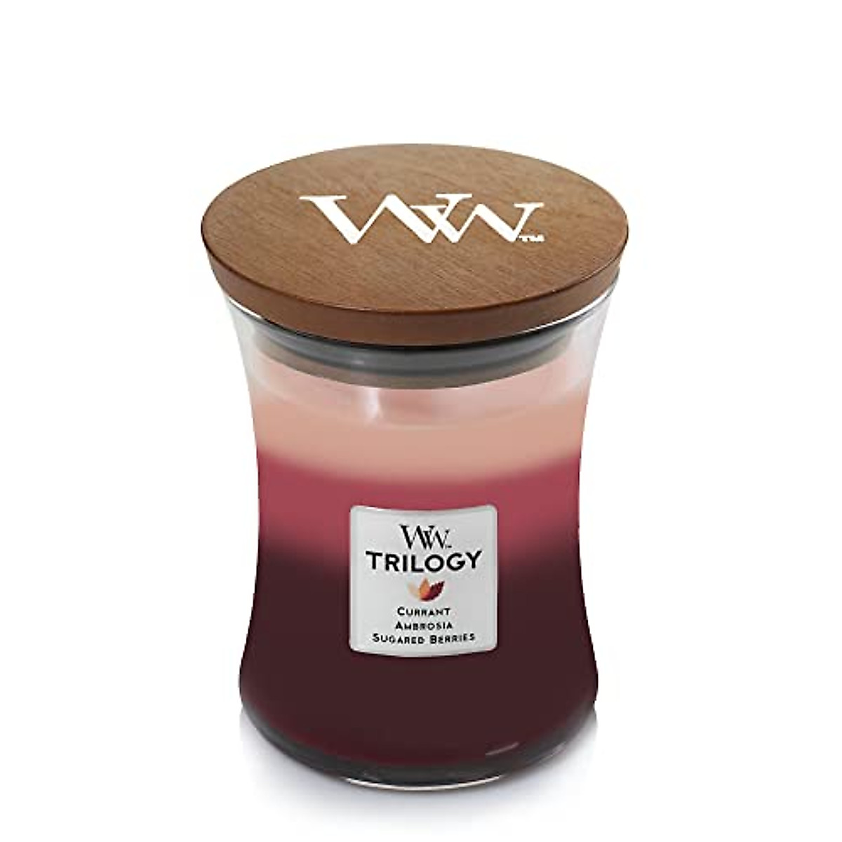 WoodWick Fruit Temptation Medium Hourglass Trilogy Candle, 9.7 oz.