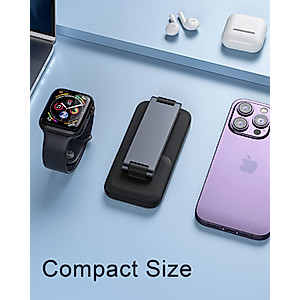 BOCLOUD 3 in 1 Wireless Charging Station, Portable Charging Stand Fast Wireless Charger for iPhone 15, 14,13,12 Pro Max/Pro/Mini, iWatch 8/SE2/7/6/SE/5/4/3/2, AirPods Pro/3/2