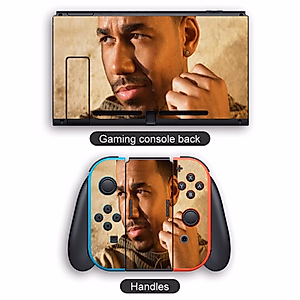 Romeo Santos Switch Controller Skin Sticker Wrap Full Set Protection Faceplate Console,Anime Game Protector Wrap Full Set Protective Faceplate Stickers