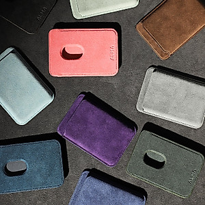 ALMA Alcantara Cardholder (Forest Green)