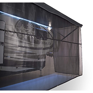 Lippert Components Super Shade Front Panel for 5th Wheel, Travel Trailer and Motorhome RV Awnings