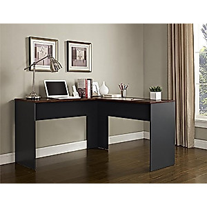 Ameriwood Home The Works L Desk, Cherry