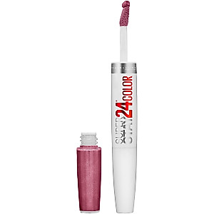 Maybelline Super Stay 24, 2-Step Liquid Lipstick Makeup, Long Lasting Highly Pigmented Color with Moisturizing Balm, Frozen Rose, Mauve Pink, 1 Count