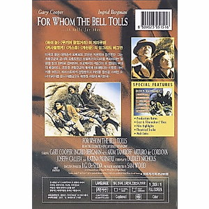 for Whom The Bell Tolls (1943) DVD Gary Cooper / Ingrid Bergman