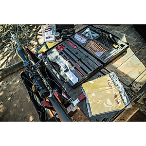 Tipton Ultra Cleaning Kit with Jags, Brushes and Bore Guide in Storage Case for Firearm Cleaning and Maintenance