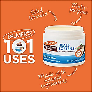 Palmer's Cocoa Butter Formula Daily Skin Therapy Solid Lotion with Vitamin E, Body Moisturizer for Extremely Dry Skin, Softens and Soothes, 7.25 Ounces, (Pack of 1)