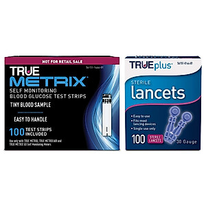 TRUE METRIX® GO Starter Kit with TRUE METRIX® Test Strips and TRUEplus® Lancet Bundle