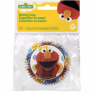 Wilton 50 Count Sesame Street Cupcake Liners, Multicolor