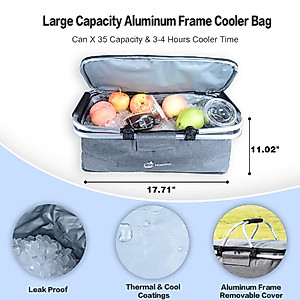 Collapsible Wagon Heavy Duty Folding Wagon Cart with Removable Canopy, 4" Wide Large All Terrain Wheels, Brake, Adjustable Handles,Cooler Bag Utility Carts for Outdoor Garden Wagons Carts Beach Cart