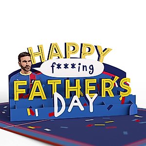 Lovepop Ted Lasso Happy Father's Day Pop-Up Card, 5 X 7”, Funny Card for Husband or Dad, Greeting Card with Envelope