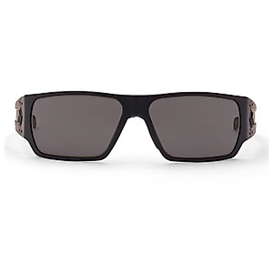 Gatorz Eyewear Specter Sunglasses - Black Aluminum Frame with Blackout Logo Smoked Digitally Optimized Polarized Lens