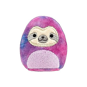 Squishville by Original Squishmallows Purple Pals Squad Plush - Six 2-Inch Squishmallows Plush Including Bashira, Mollie, Carlota, Patrick, Rida, and Jazzy - Toys for Kids