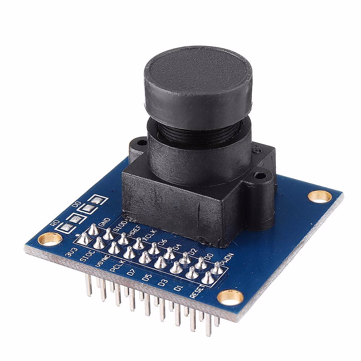 FAUUCHE JF-Xuan OV7670 Camera Module CMOS Acquisition Board Adjustable Focus 300,000 Pixel Circuit Boards