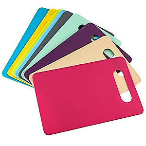 GULRUH Wood Cutting Boards for Kitchen, Plastic Cutting Board Foods Classification Boards Outdoors Camping Vegetable Fruits Meats Bread Cutting Chopping Blocks (Color : Gray)