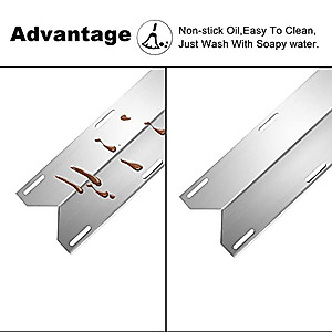 BEJILA BBQ Parts，Heat Plates for Gas Grill Replacement for Jenn Air Grill Parts,Jenn Air: 720-0061，Nexgrill 820-0033,Grill Heat Shield,Nexgrill Heat Plate