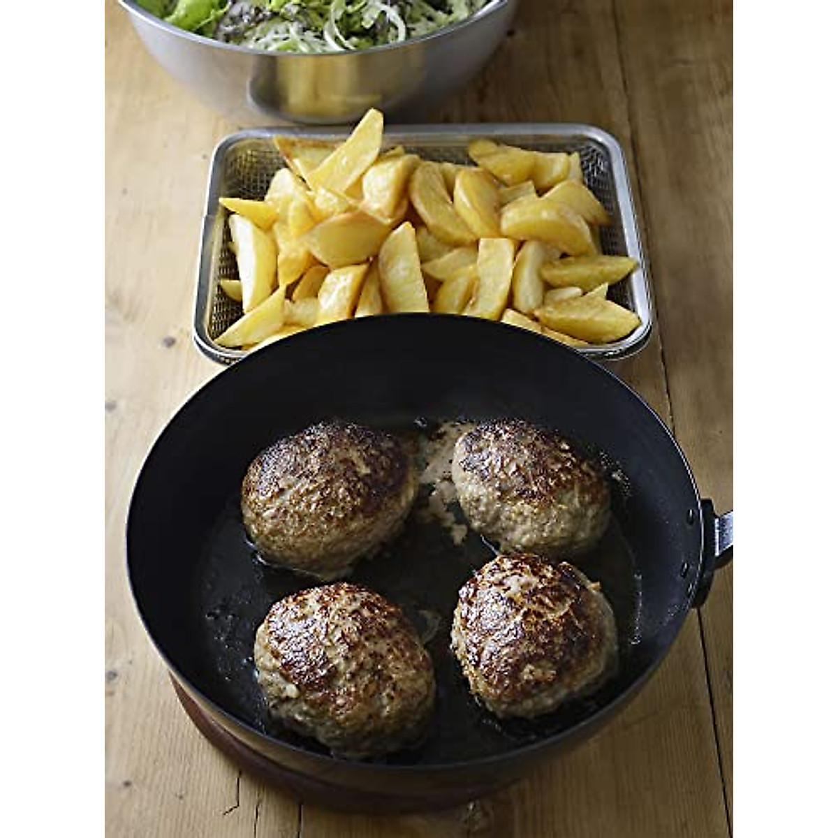 La Base LB-093 Yoko Arimoto Iron Frying Pan, 7.9 inches (20 cm), Made in Japan