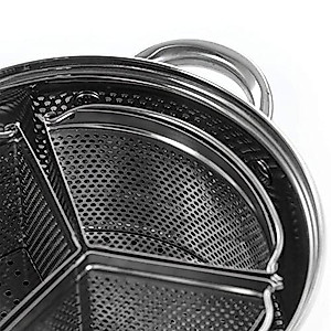 Oster Dutch Oven, Stainless Steel, 4 QT, with Lid and 3 section dividers, Gibson, Sangerfield, 128612.05