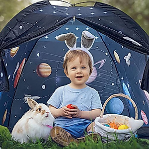 Gentle Monster Space Play Tent for Kids, Indoor Universe & World Playhouse for Boys, Imaginative Gift for Toddlers & Children 3 4 Years Old, Up - 47 x 47 x 43 Inch