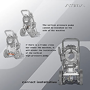 ATIMA Max 3200 PSI 7/8" Shaft Vertical Pressure Washer Pump 2.5 GPM Replacement Pump power Washer- Oil Comes Sealed -Compatible with 308653052 308653006 308653078 308653045 308653093