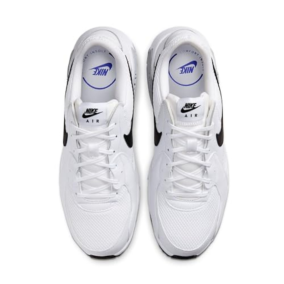 Nike Men's Air Max Excee Sneaker, White/Black, 7.5