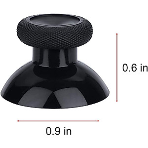 Replacement Thumbsticks for Xbox One/ PS4 Original Controllers, (8 Pcs)Black Analog Thumb Joysticks for Xbox One S ,T8 T6 Repair Screwdriver Kit for Xbox One Controller