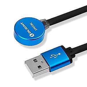 OLIGHT MCC Special Magnetic Charging Cable ONLY for PL-Mini 2, Baldr Mini, Baldr S, Baldr S BL, Baldr RL Mini and PL Mini, Using in The Car, or with a Power Bank and Solar Charger