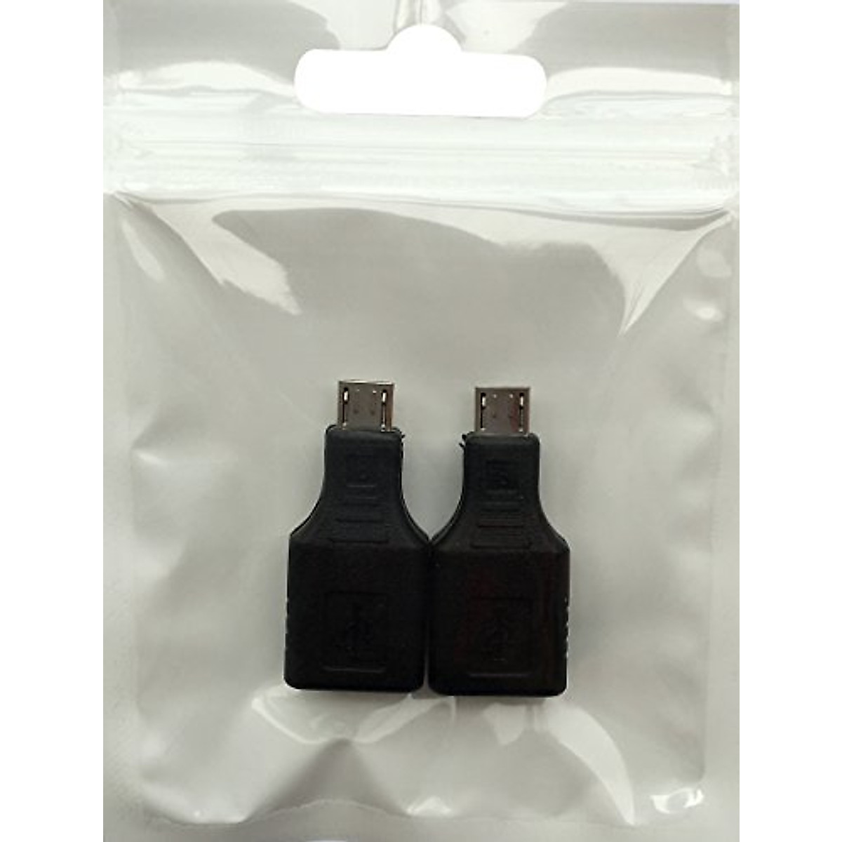 USB 2.0 Micro USB Male to USB Female OTG Adapter (2 Pack)