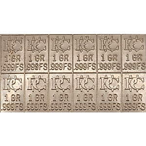 24 1 Grain Silver Bars