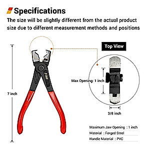 EWK Clic & Clic-R Collar Hose Clamp Pliers, CV Boot Clamp Pliers for Mercedes Benz BMW Audi VW