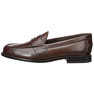 Nunn Bush Men's Noah Penny Loafer Dress Casual Slip On Shoe, Brown, 11 Wide