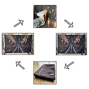 7x5ft Magic Castle Witch Wizard School Photography Backdrop Hall Candles Church Photo Studio Background for Room