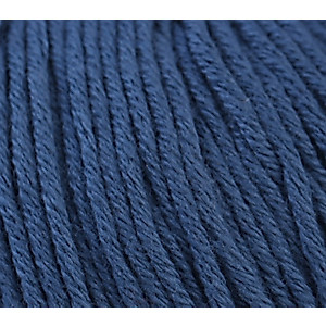 3 Ball (Pack) Gazzal Organic Baby Cotton Yarn, Total 5.28 Oz.100% Organic Cotton, Each 1.76 Oz (50g) / 125 Yrds (115 m), 3 Light DK, Global Organic Textile Standard Certified (Blue - 434, 3 Pack)