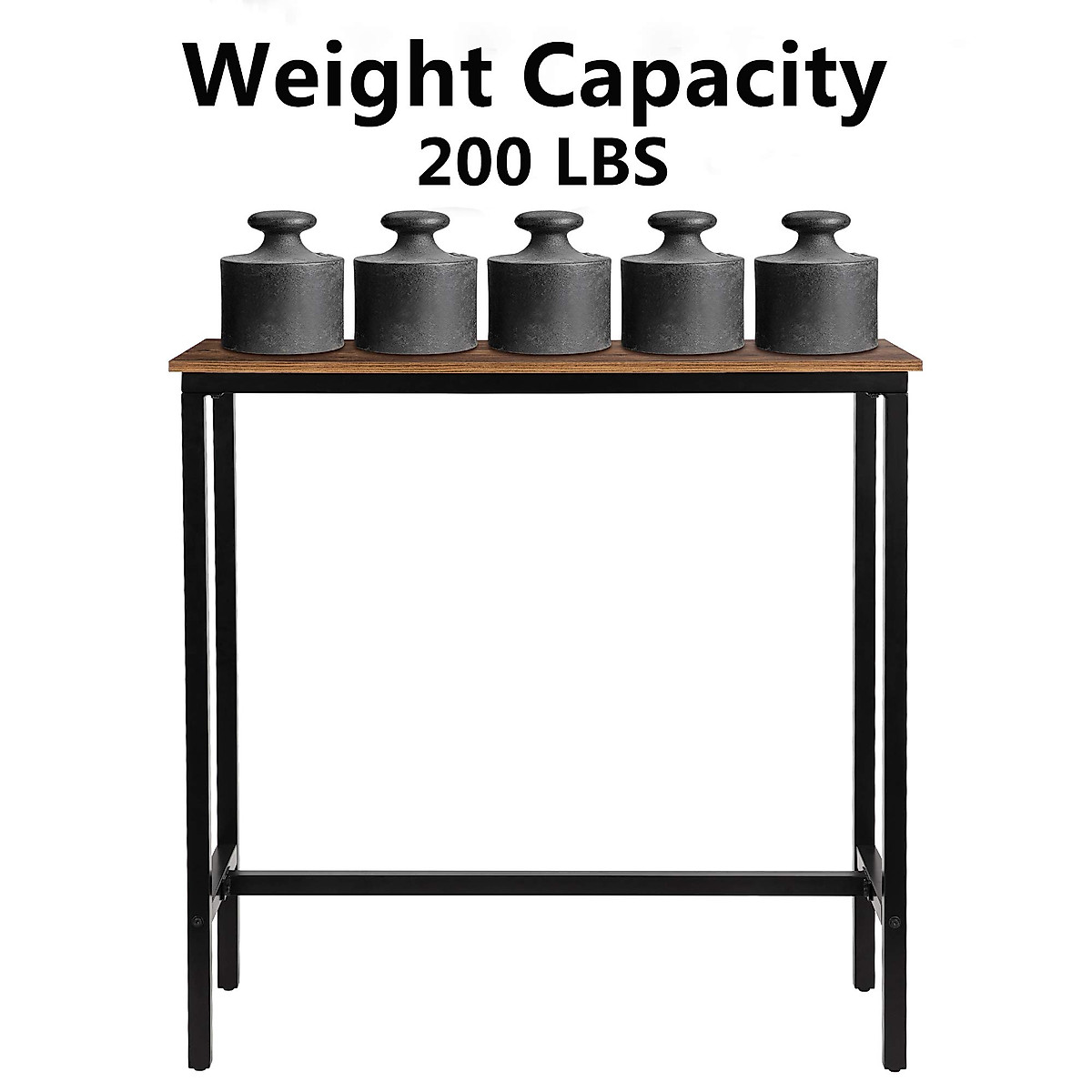 Ball & Cast HSA-2206 Bar Table, Rustic Brown