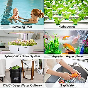 VIVOSUN pH and TDS Meter Combo, 0.05ph High Accuracy Pen Type pH Meter ± 2% Readout Accuracy 3-in-1 TDS EC Temperature Meter for Hydroponics, Household Drinking, and Aquarium, UL Certified