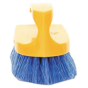 Rubbermaid Commercial Products,Rubbermaid Commercial,Iron-Shaped Handle Scrub Brush, 6" Brush,Long-lasting blue polypropylene fill resists stains.,Durable plastic block.