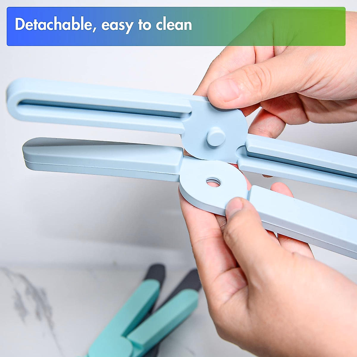 KitWinner Foldable Silicone Trivets, 4 PCS Expandable Silicone Trivets for Dishes, Hot Pots and Pans Anti-Slip Heat Water Resistant Silicone Hot Pads/Pot Holders