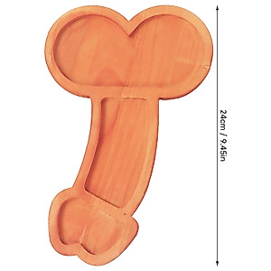 MOUMOUTEN Aperitif Board, Wood Cheese Tray Charcuterie Boards, 3 Large Spaces Cheese Tray Platter, Cutlery Kitchen Wine Meat Platter for Steak Deli Cake Aperitifs(Right)